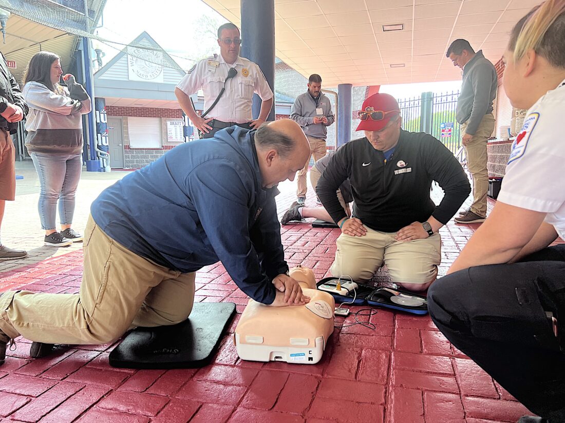 UPMC, Williamsport Crosscutters team up for lifesaving training | News ...